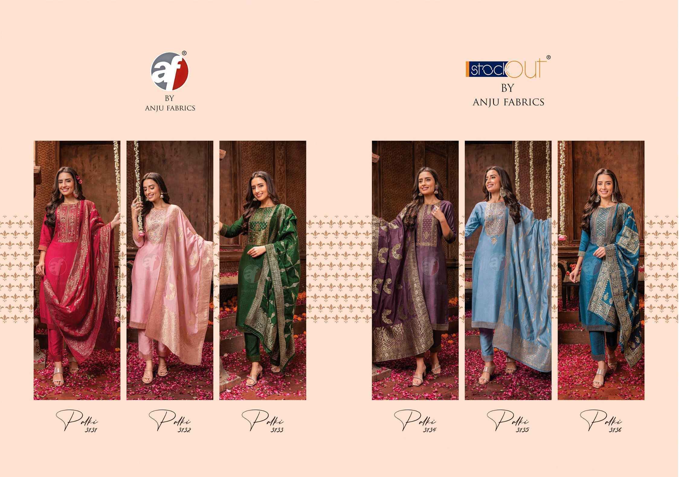 Anju Fabrics Palki Vol-3 Catalog Wholesale Online Price - Surat ...