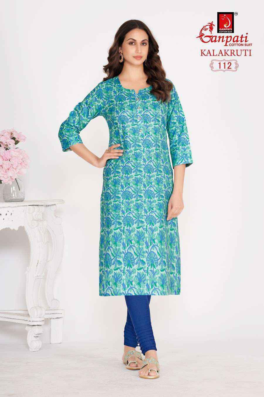 Ganpati Kalakruti Vol 29 Cotton Kurti With Pant Wholesale Price