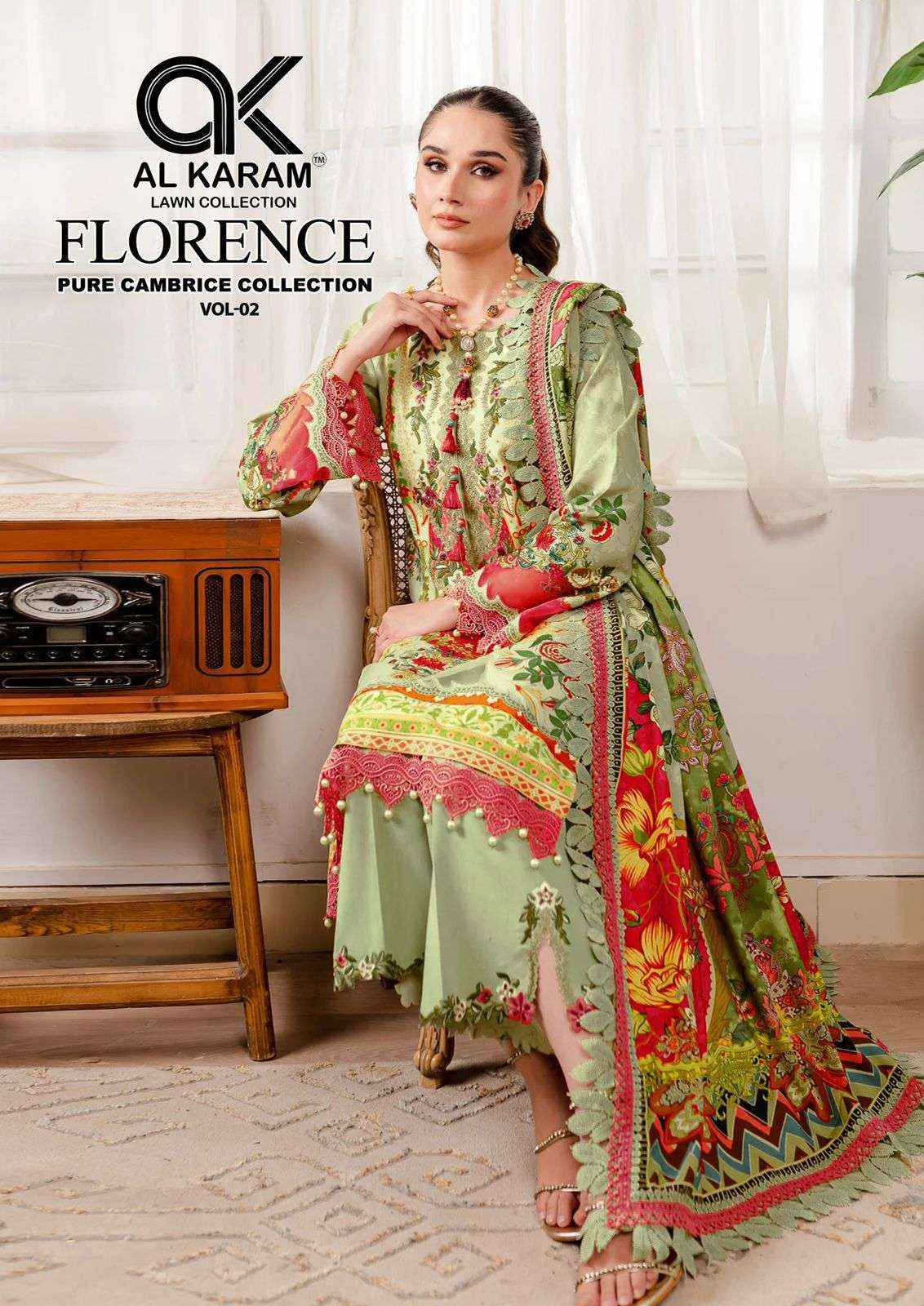 AL KARAM FLORENCE VOL 2 PAKISTANI SALWAR KAMEEZ