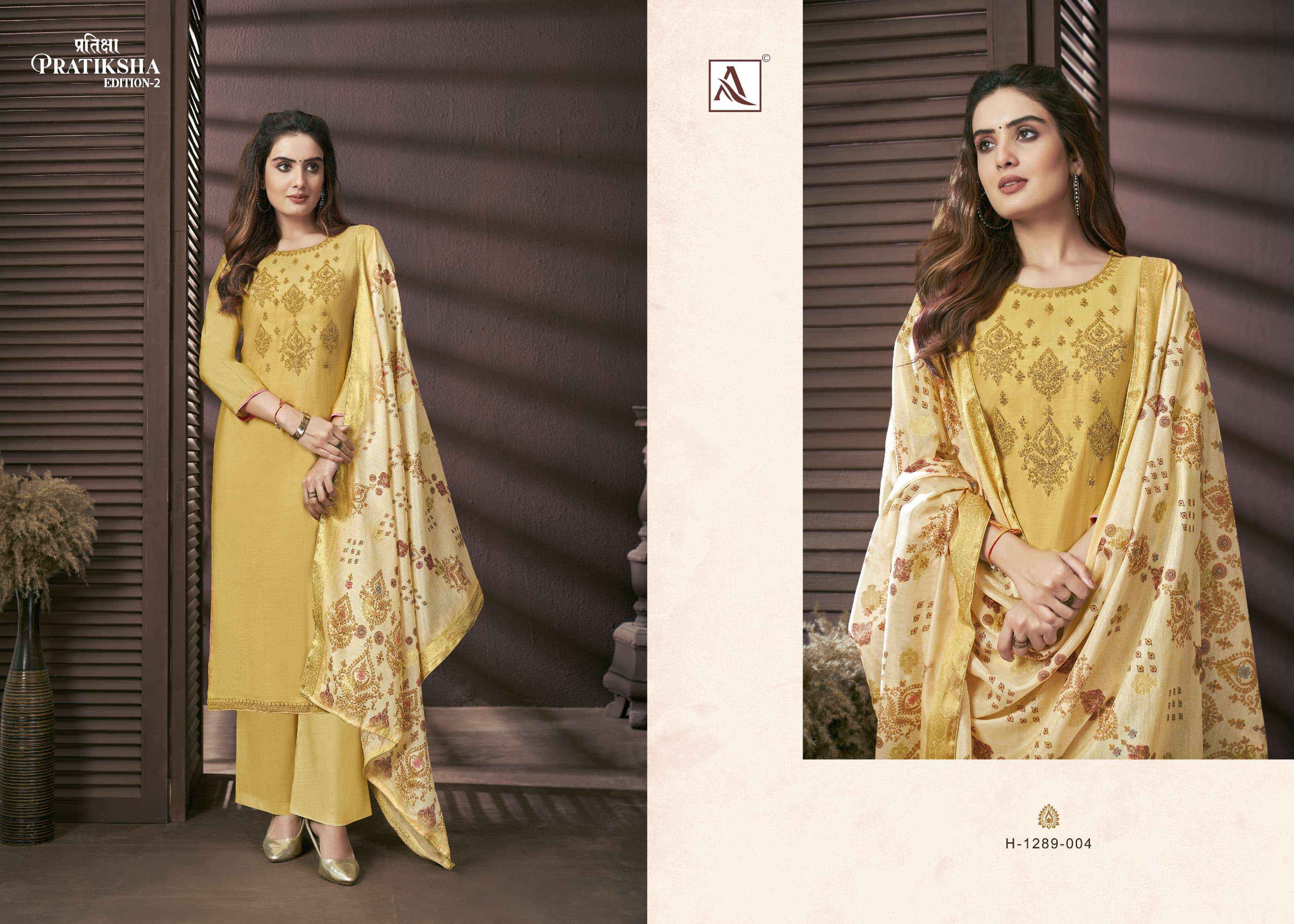 ALOK SUITS PRATIKSHA EDITION VOL 2 VISCOSE FANCY WORK SUIT