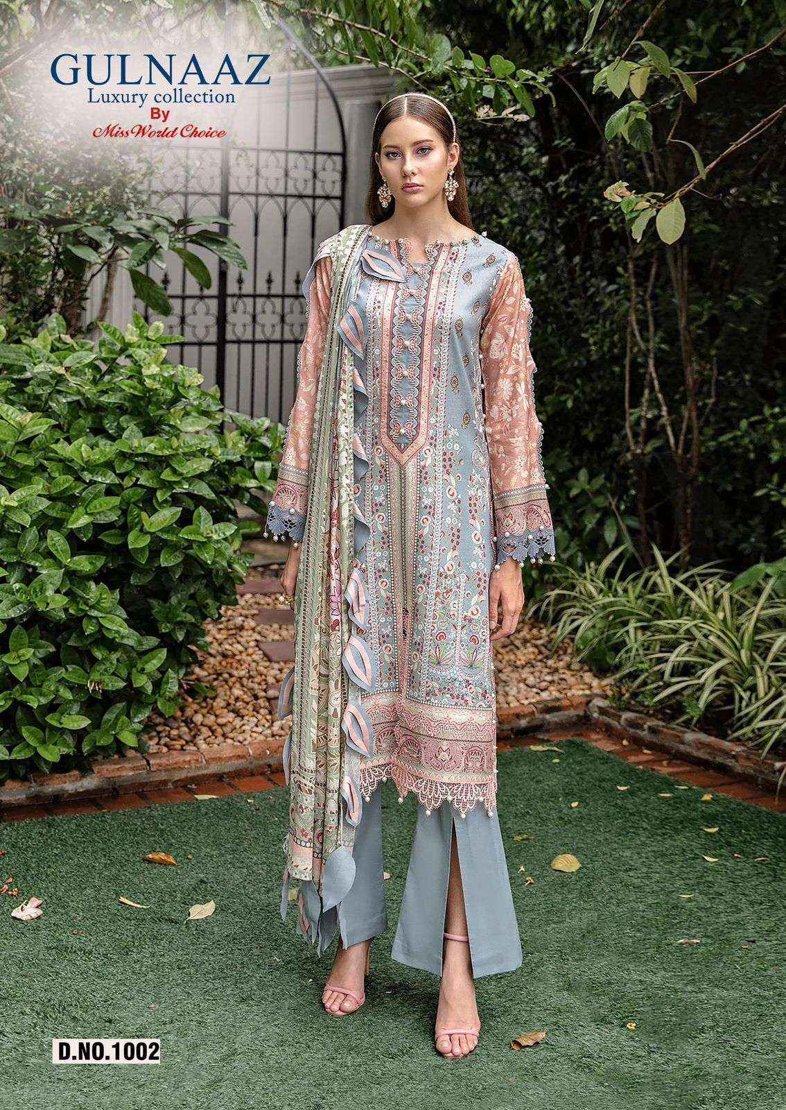 MISS WORLD CHOICE GULNAZ VOL 1 COTTON DIGITAL PRINT SUIT - Ladies ...