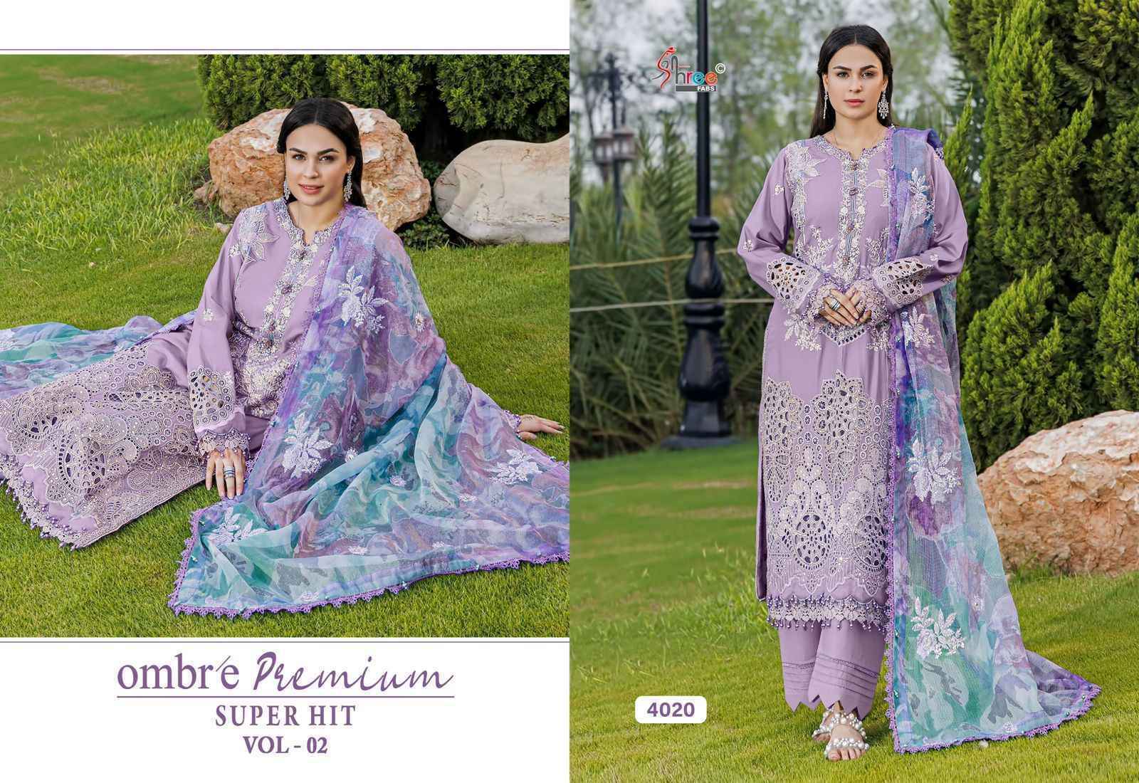 Shree Fabs Ombre Premium Super Hit Vol 2 Cotton Pakistani Suits ...