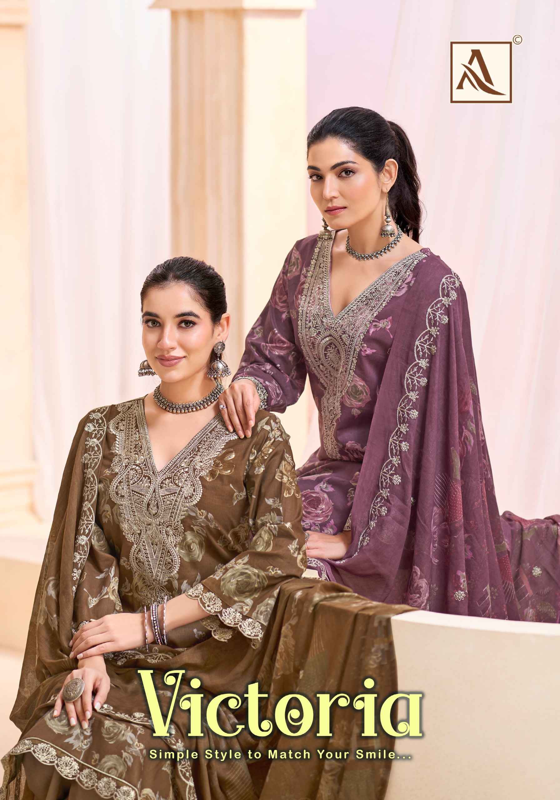 Alok Victoria Cotton Dress Material Wholesale Catalogue Price