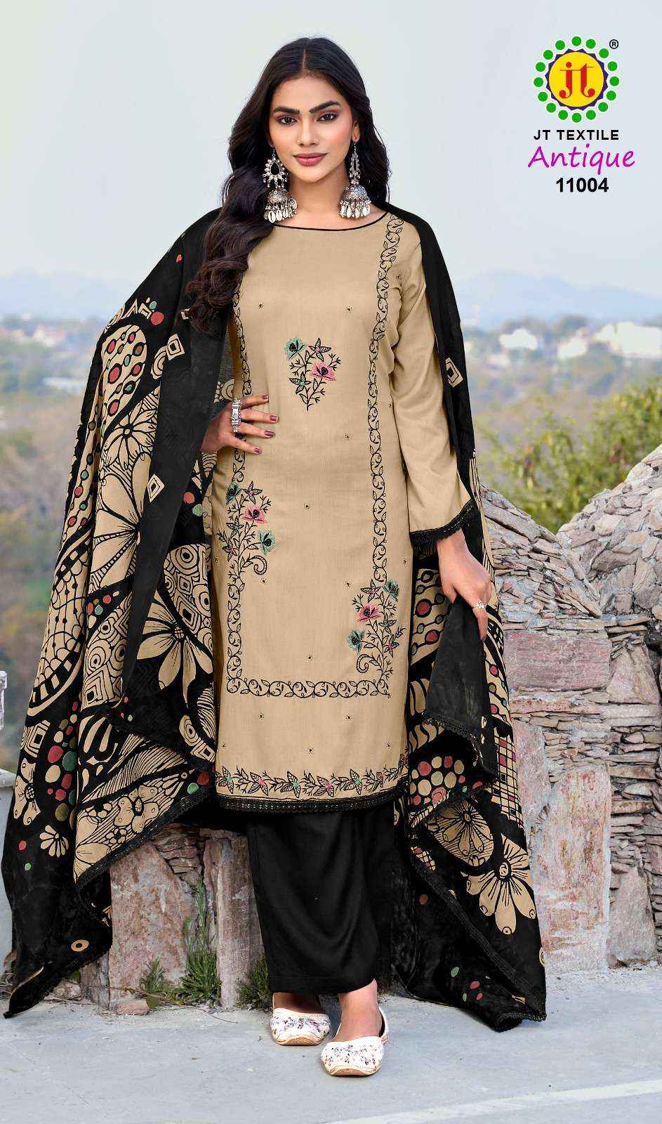 Jt Antique Vol 11 Premium Wear Rayon Dress Material