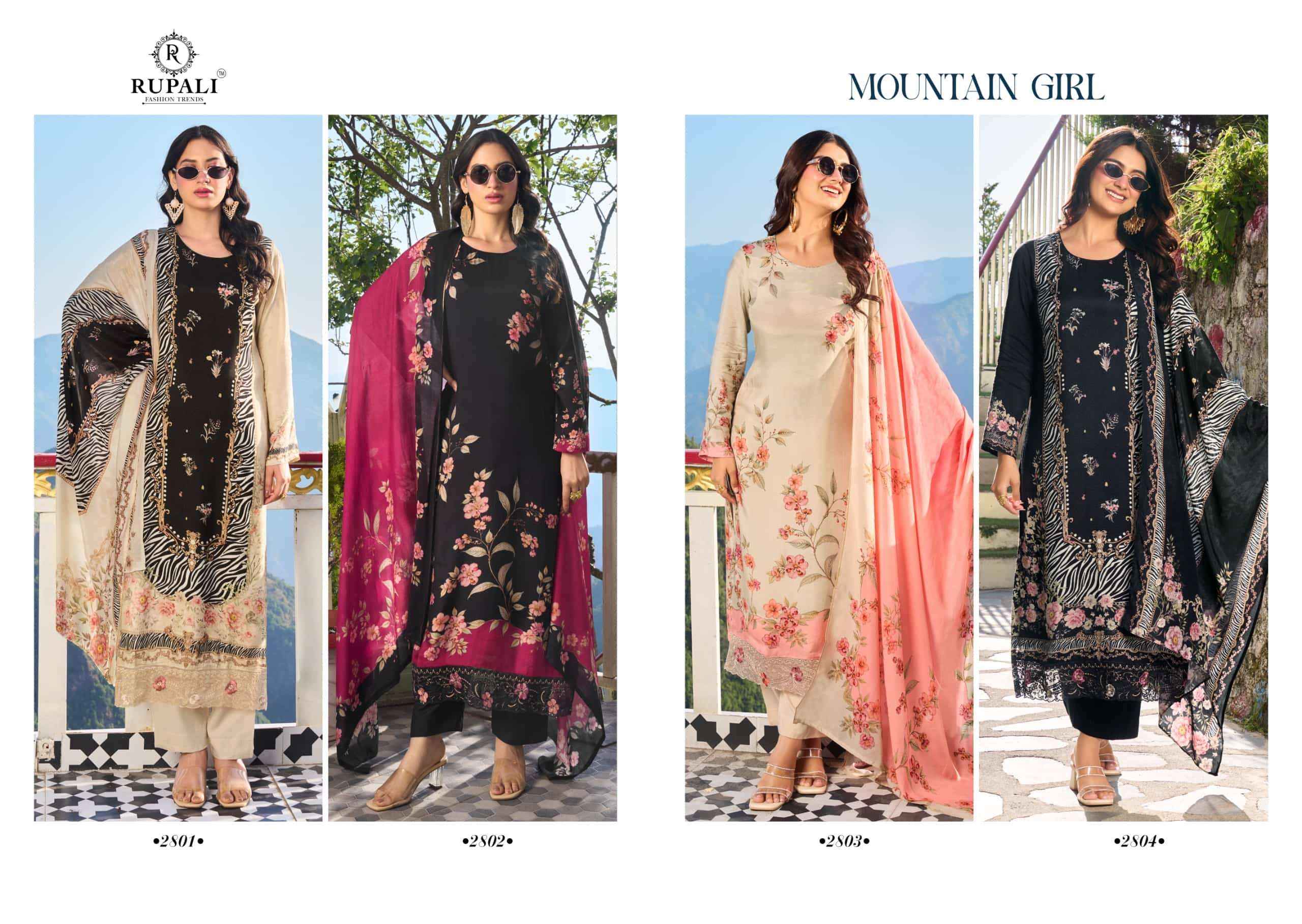 Rupali Fashion Muontain Girl Digital Printed Muslin Dress Catalog ...